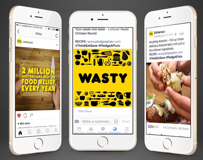 OzHarvest Serves up ‘Wasty’ Social Content in Latest Campaign – FAB News