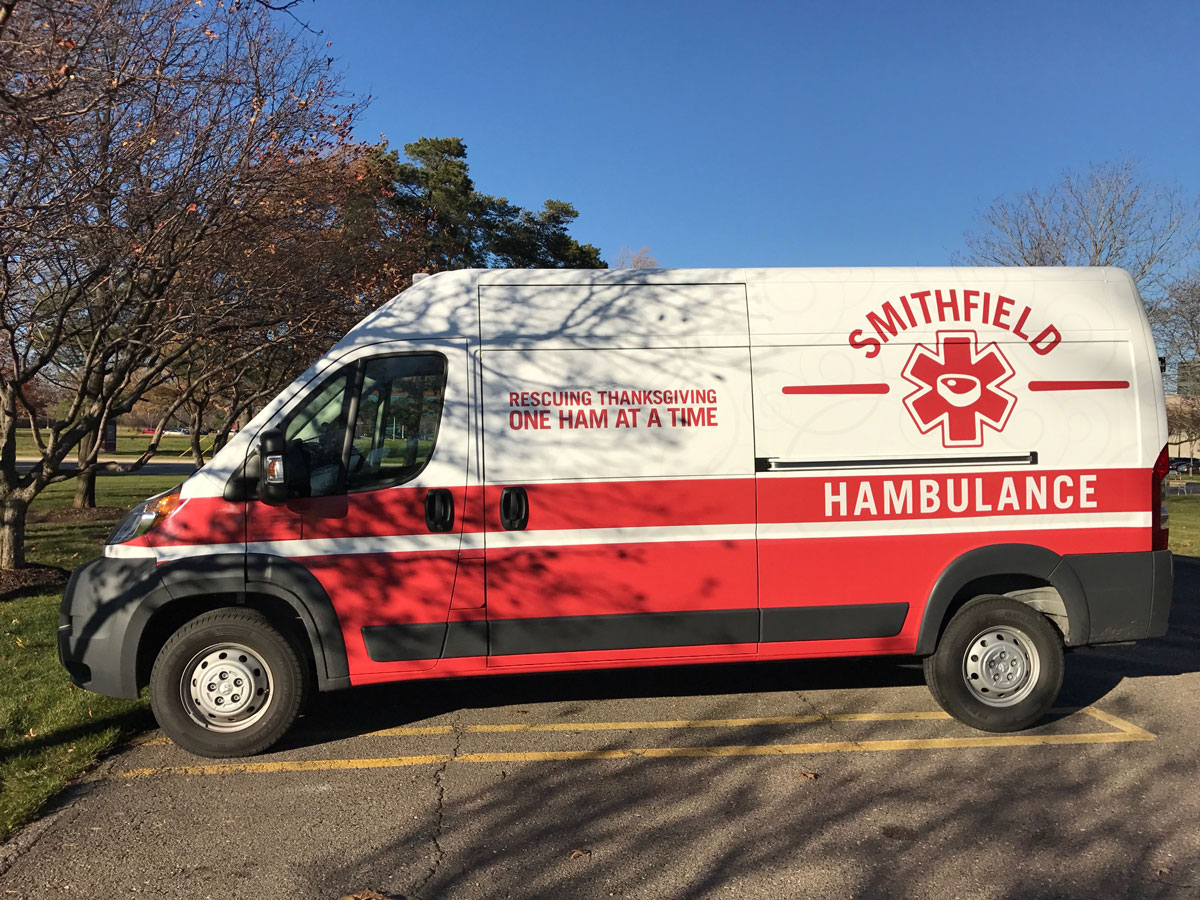 Smithfield Launches Tech-Enabled “Hambulance” to Rescue Thanksgiving ...