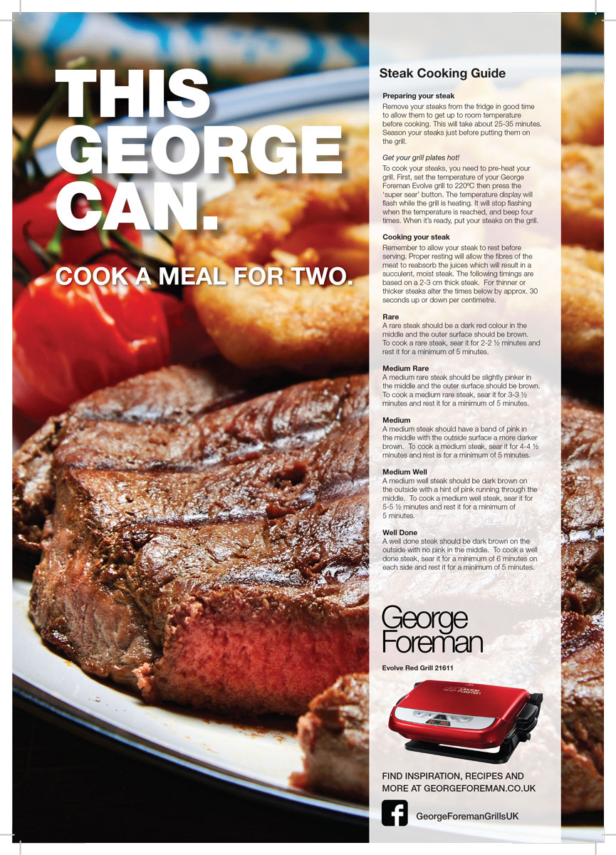 George Foreman Grill Unveils New ‘This George Can’ Campaign in the UK ...