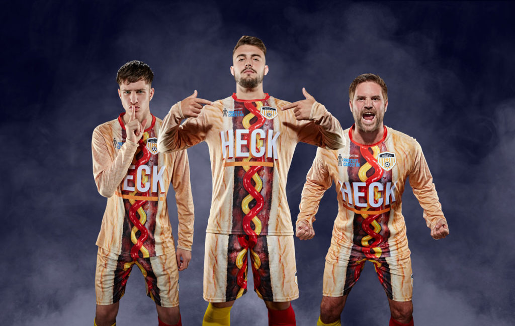 Bedale AFC Make Headlines with the ‘Wurst Kit’ Ever Sponsored by Heck ...