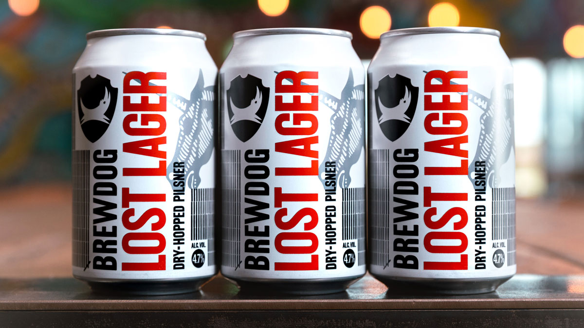 BrewDog Launches Lost Lager with Naming and Design by B&B Studio – FAB News