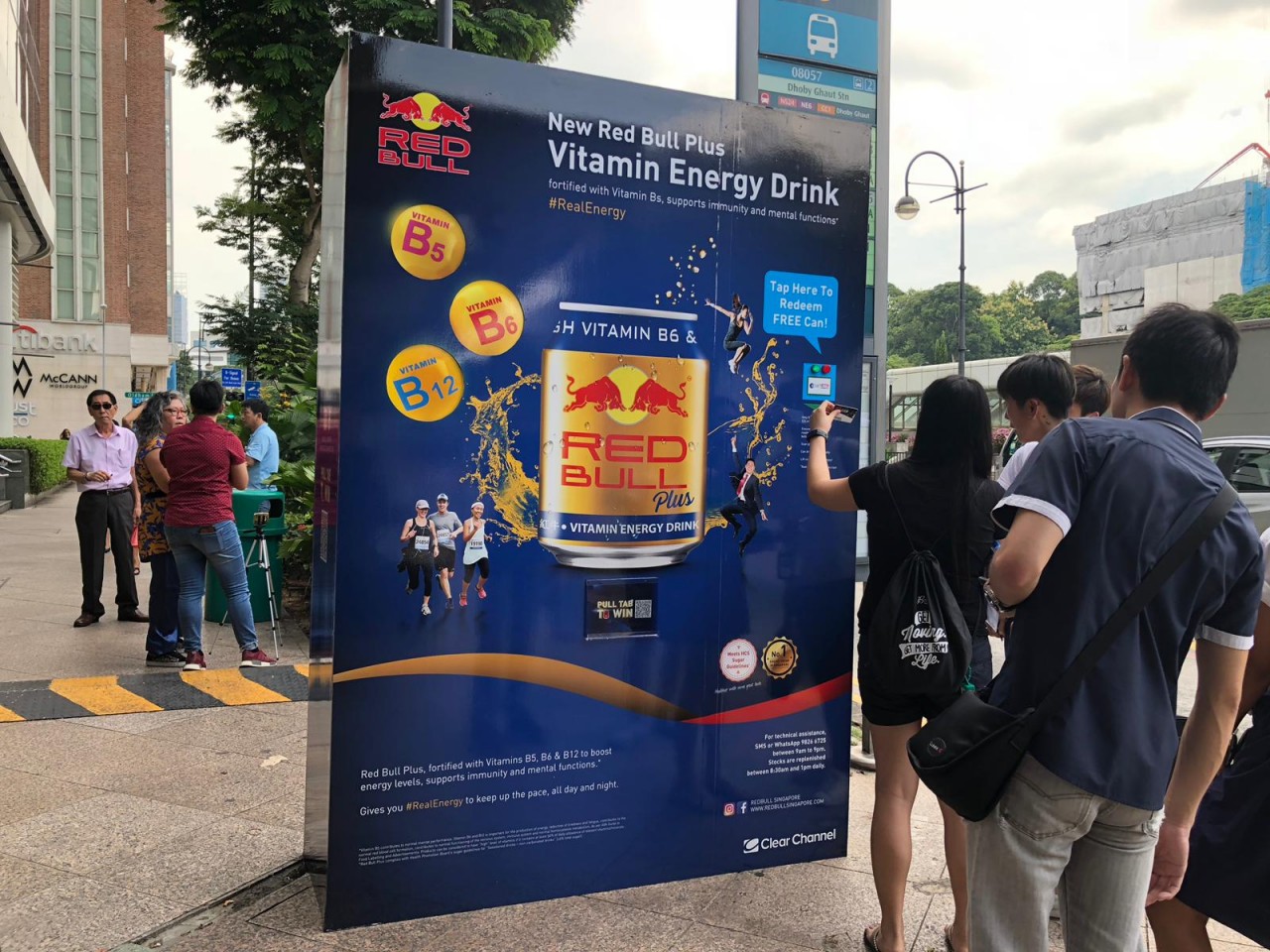Red Bull Transforms Bus Shelter in Singapore into a Vending Machine ...