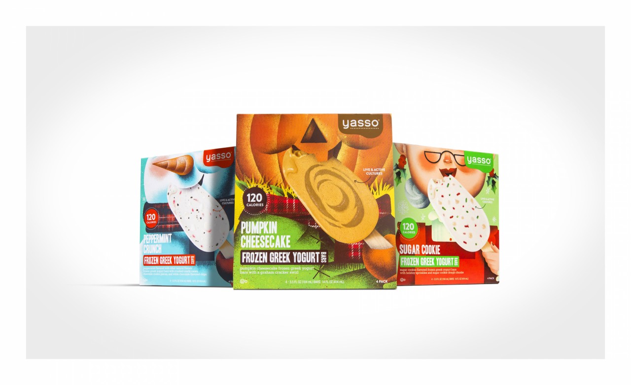 Yasso Frozen Greek Yogurt Unveils New Seasonal Flavours Packaging by ...