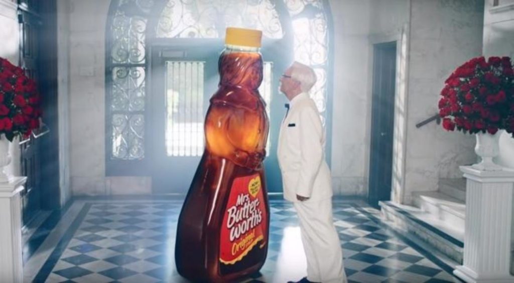KFC’s Colonel Gets a Dance Partner to Hawk Chicken and Waffles in New ...