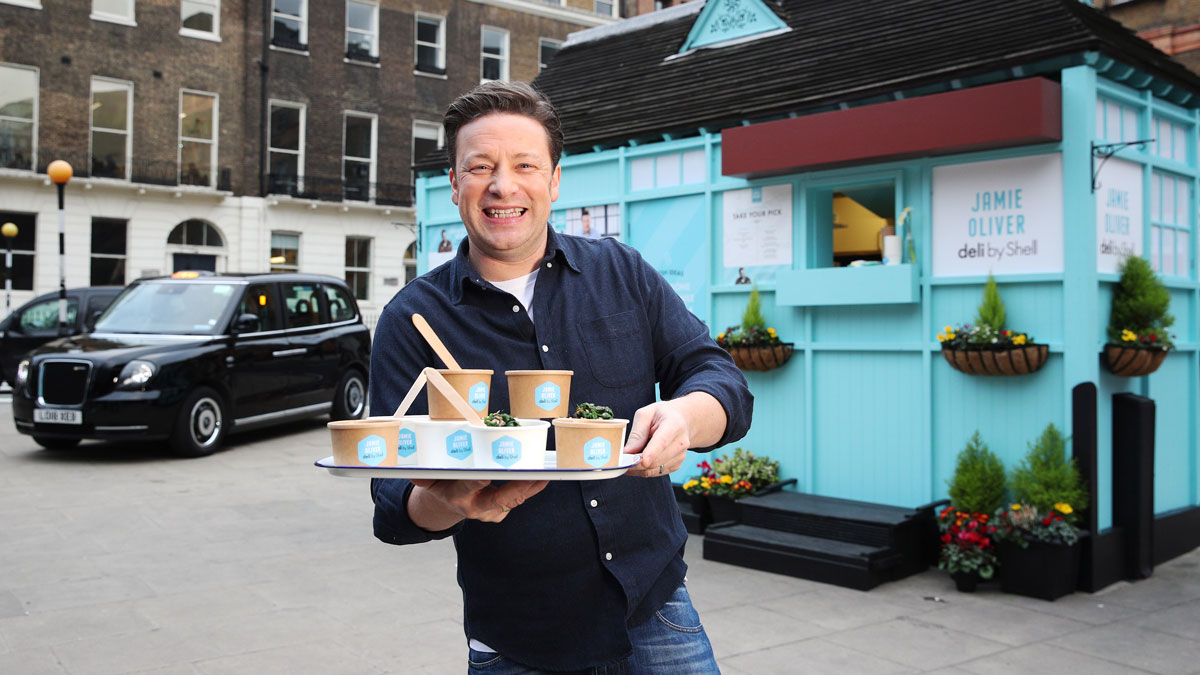 Jamie Oliver Teams with Shell to Open London’s Smallest Café to Launch ...