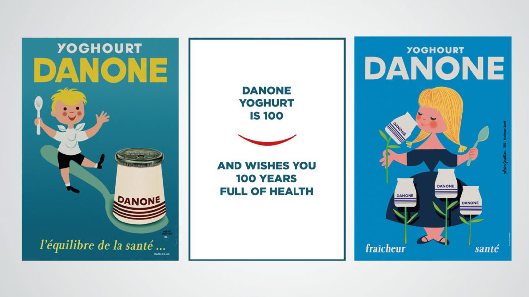 Danone Decorates the Streets of Paris Posters to Celebrate a Century of ...