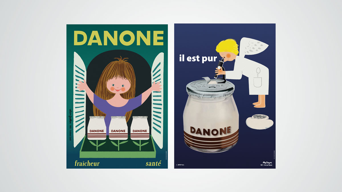 Danone Decorates the Streets of Paris Posters to Celebrate a Century of ...