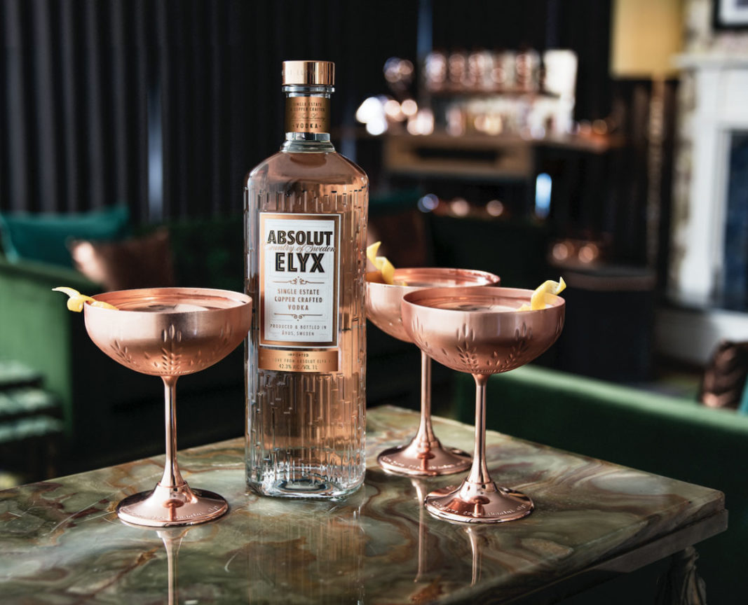 Absolut Elyx Unveils Copper-Inspired Redesign by Stranger & Stranger ...