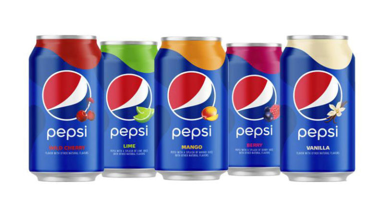 Pepsi Introduces Three New Flavours Made with a Splash of Real Fruit ...