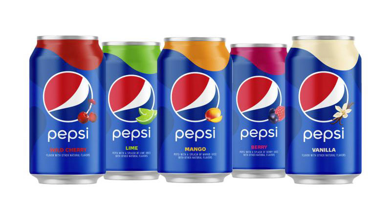 Pepsi Introduces Three New Flavours Made with a Splash of Real Fruit ...