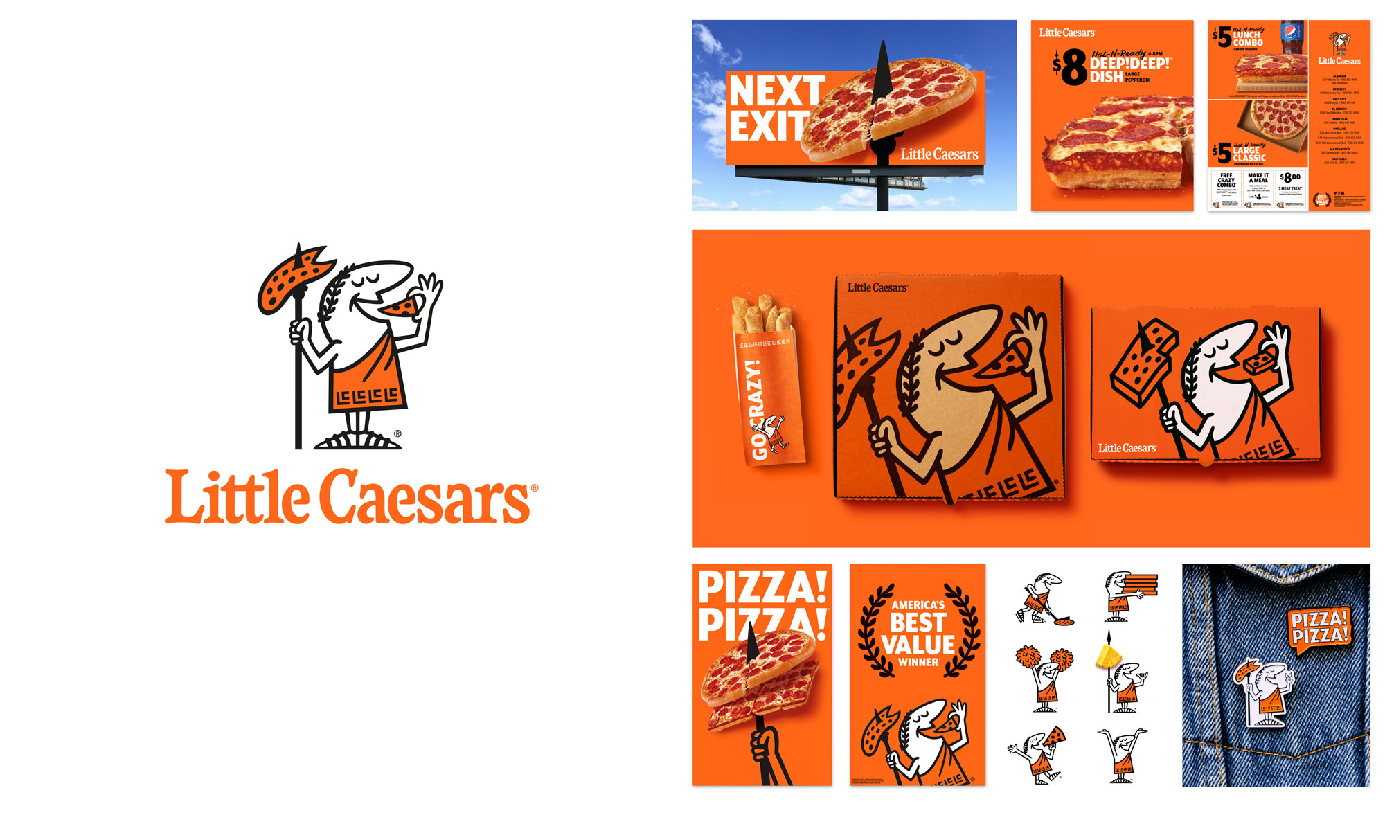 Little Caesars – Visual Identity System – FAB News