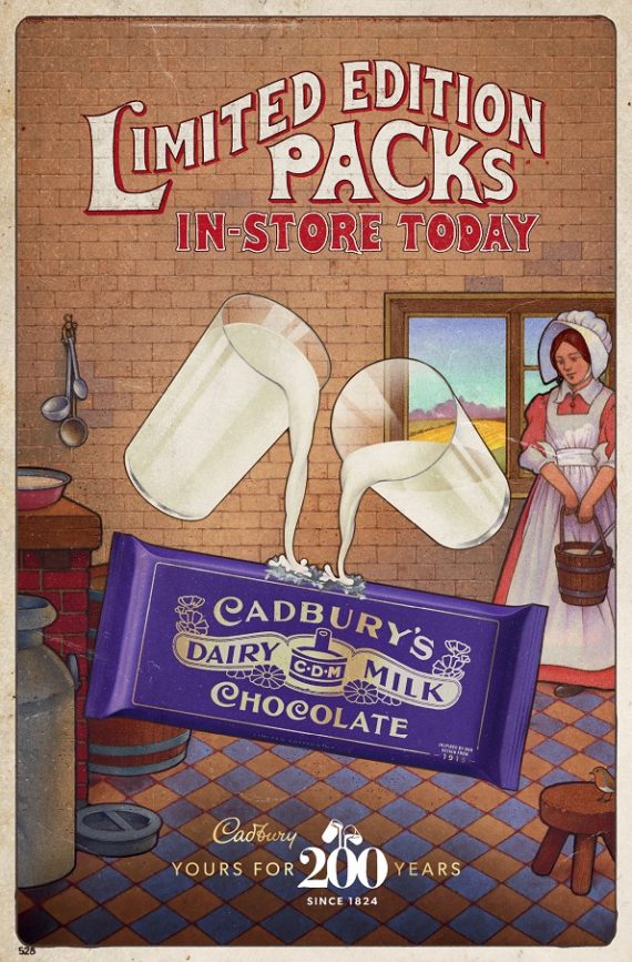 VCCP recreate iconic Cadbury posters from 1915 – 2024 – FAB News